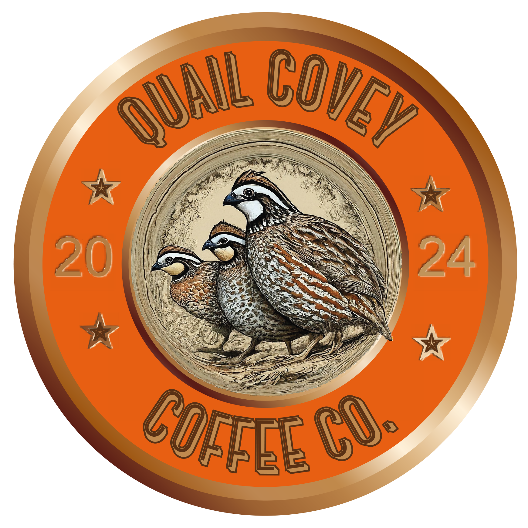 Quail Covey Coffee Company Light, Medium & Dark Coffee Blends